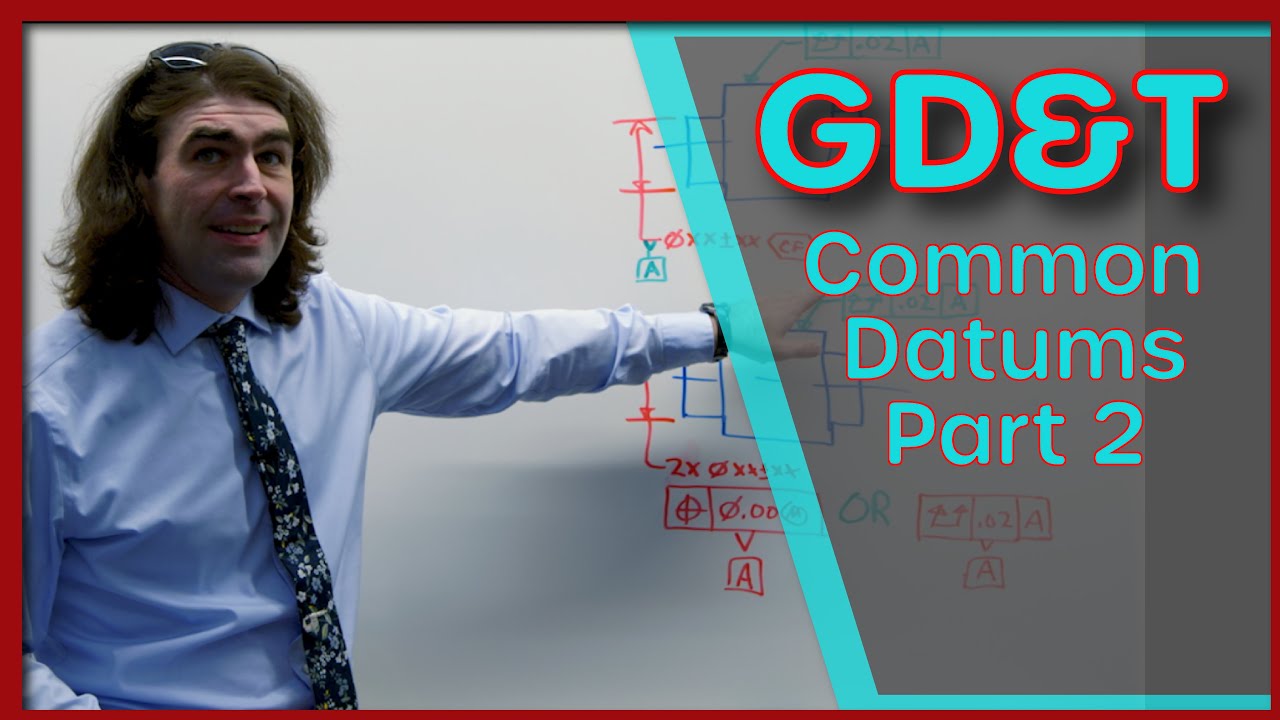GD&T Common Datums Part 2, Continuous Feature, Position, Runout - YouTube