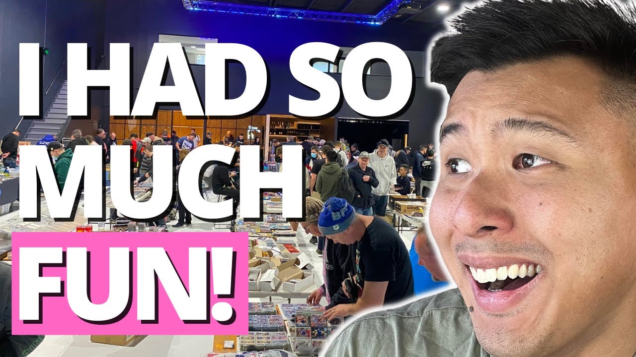 The value at this card show was INSANE! (Melbourne Card Fair) - YouTube
