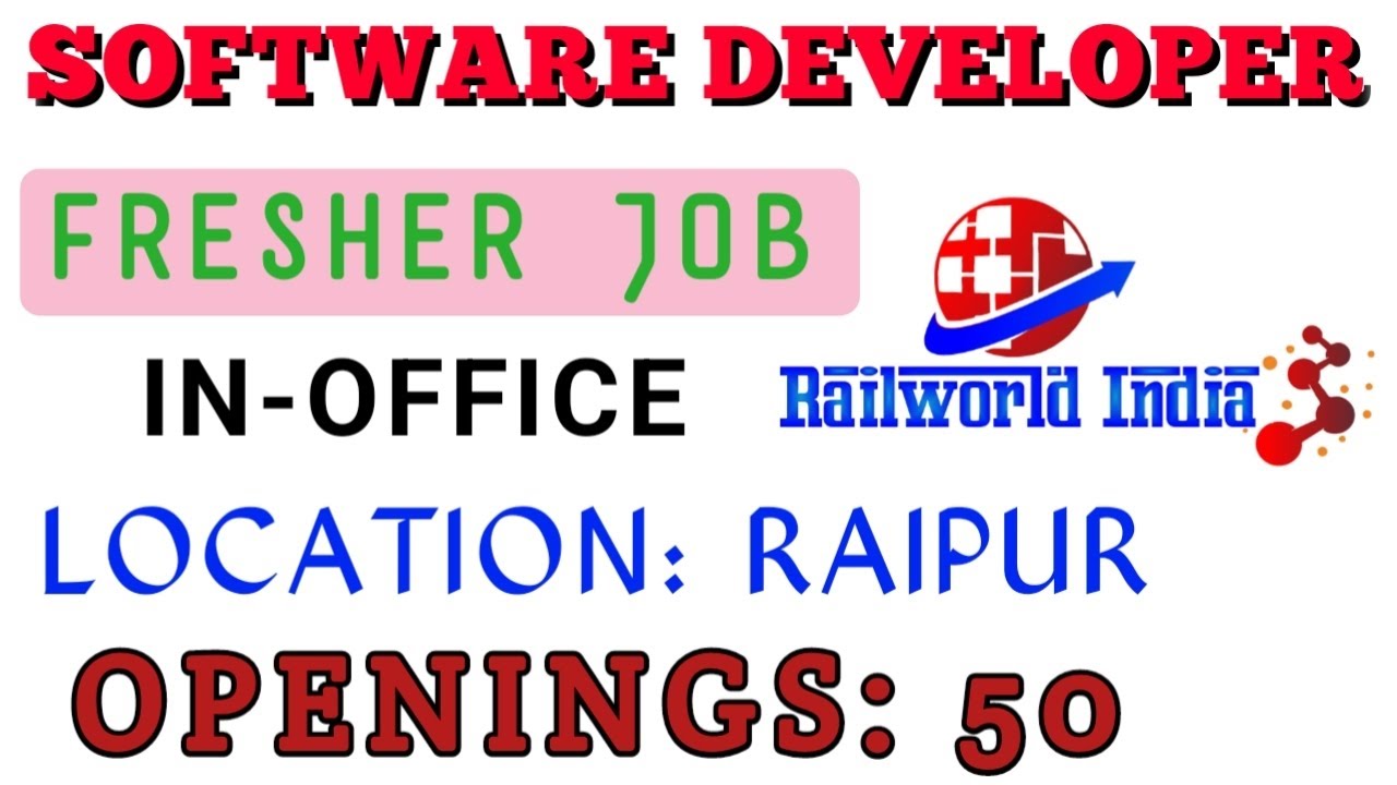 Software Developer job 2023 l Software Developer after graduation l ...