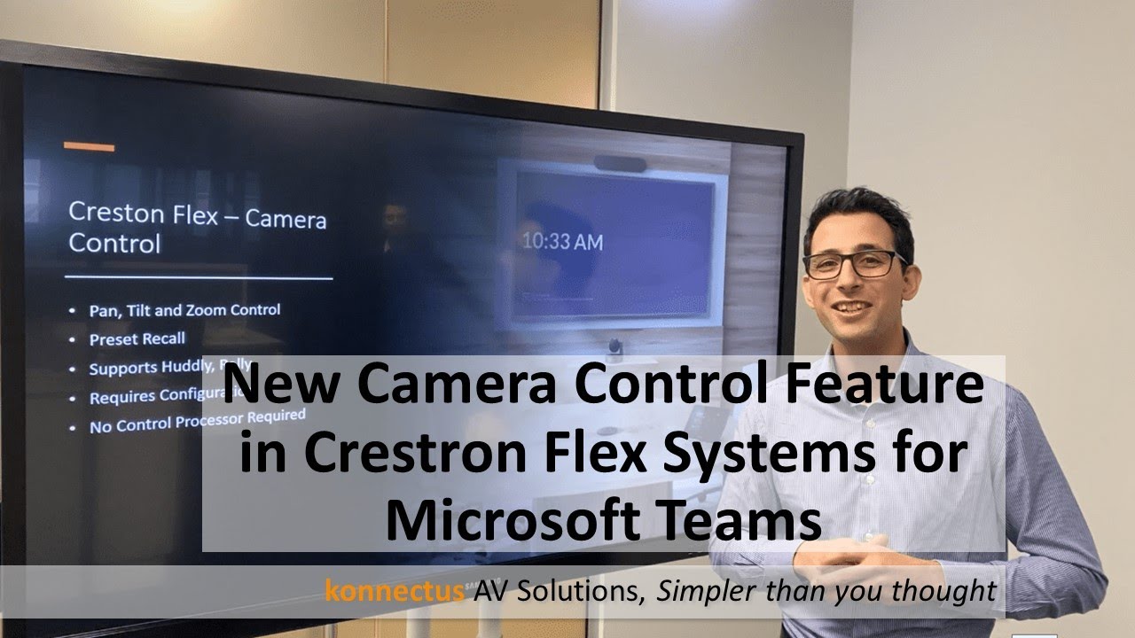 New Camera Control Feature in Crestron Flex Systems for Microsoft Teams ...