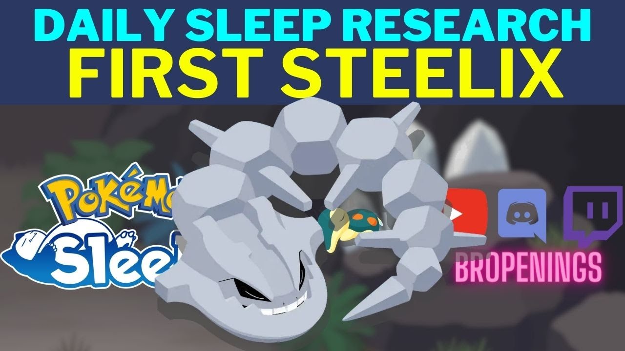 Daily Sleep Research: First Steelix #pokemonsleep - YouTube