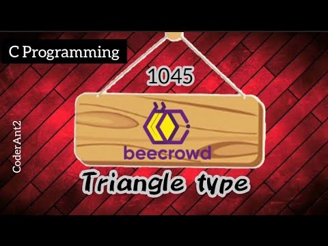 Beecrowd 1045 Triangle Types || C || Beecrowd || Problem Solving - YouTube