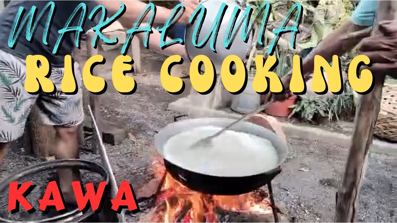 PRIMITIVE WAY OF COOKING RICE | RICE COOKING BY FIREWOOD - YouTube