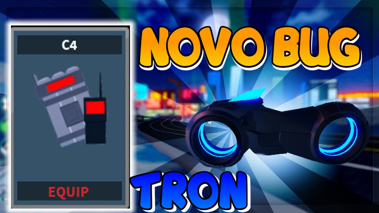 NOVO BUG DA TRON COMO FAZER ( JAILBREAK ROBLOX ) - YouTube