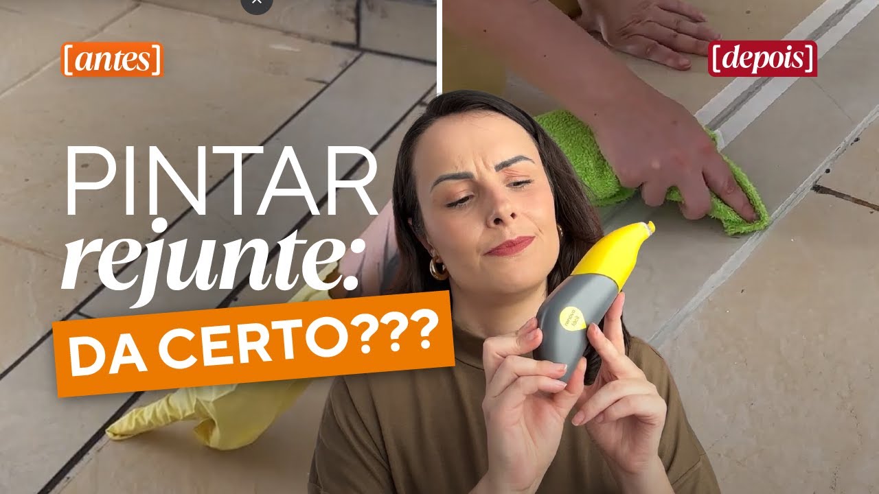Reforma de banheiro: pintar rejunte funciona? - YouTube