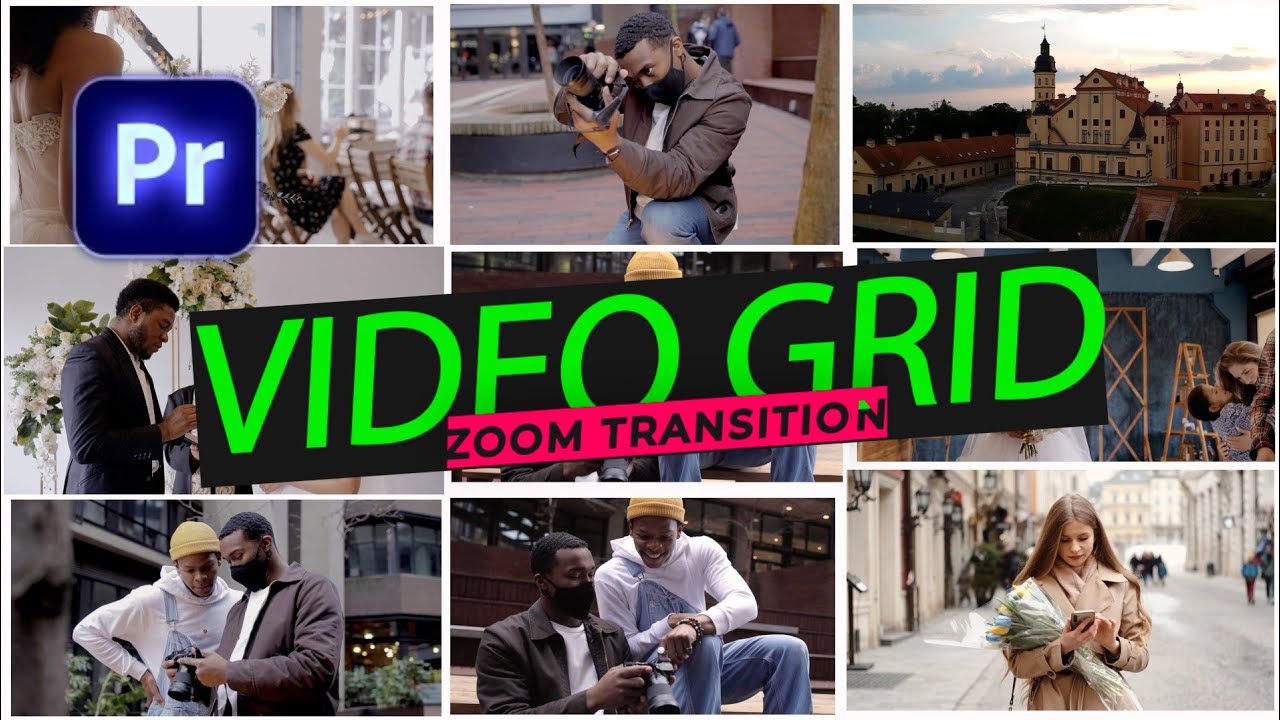 How To Add Video collage Transition Effect In Premiere Pro 2022 - YouTube