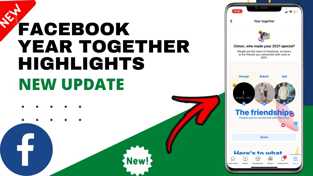Facebook New Update || Facebook Year Together || How To Make Facebook ...