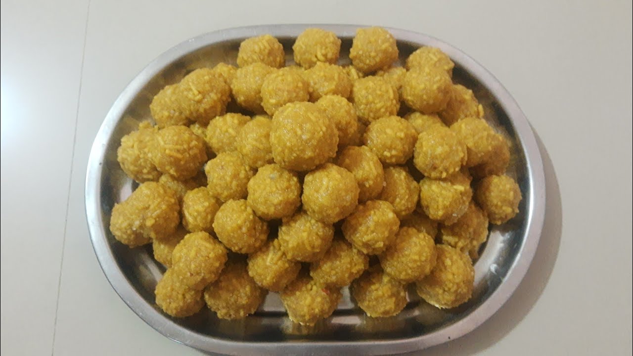 बरोबर प्रमानात १ किलोचे शेव लाडू | Shev Ladu Recipe In Marathi | Sapna ...