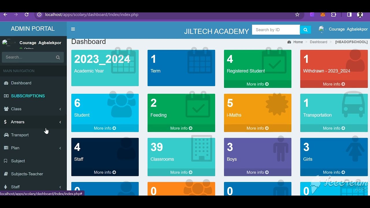 How to register students for academic term report - YouTube