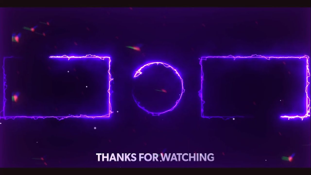 Top 6 end screen outro template for youtube channel free download ...