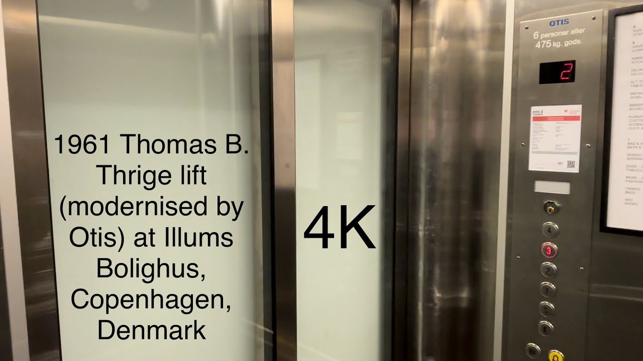 1961 Thomas B. Thrige elevator (modernised by Otis) at Illums Bolighus ...
