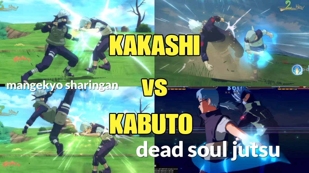 naruto KAKASHI vs KABUTO dead soul jutsu keren banget!! road to boruto ...