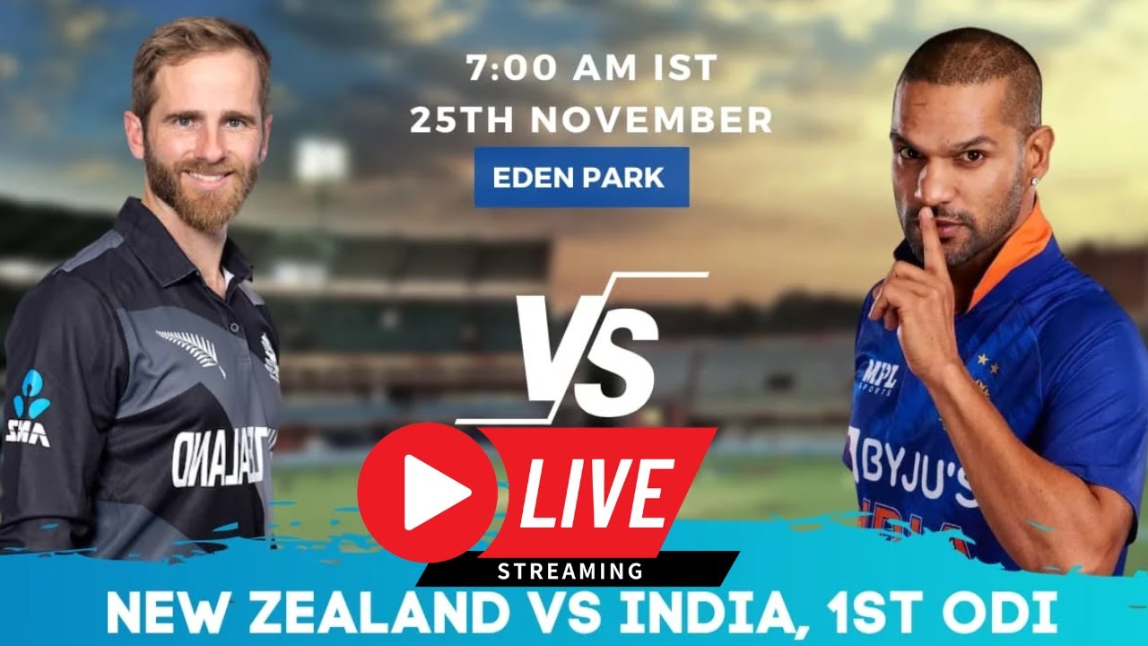 🔴 Live: NZ vs IND Live Match | INDIA vs NEW ZEALAND LIVE | ODI 2022 ...