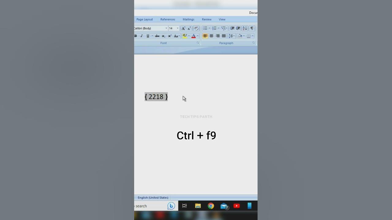 Convert Number To Text in MS Word #msword #tech #techshorts #shorts #computer - YouTube
