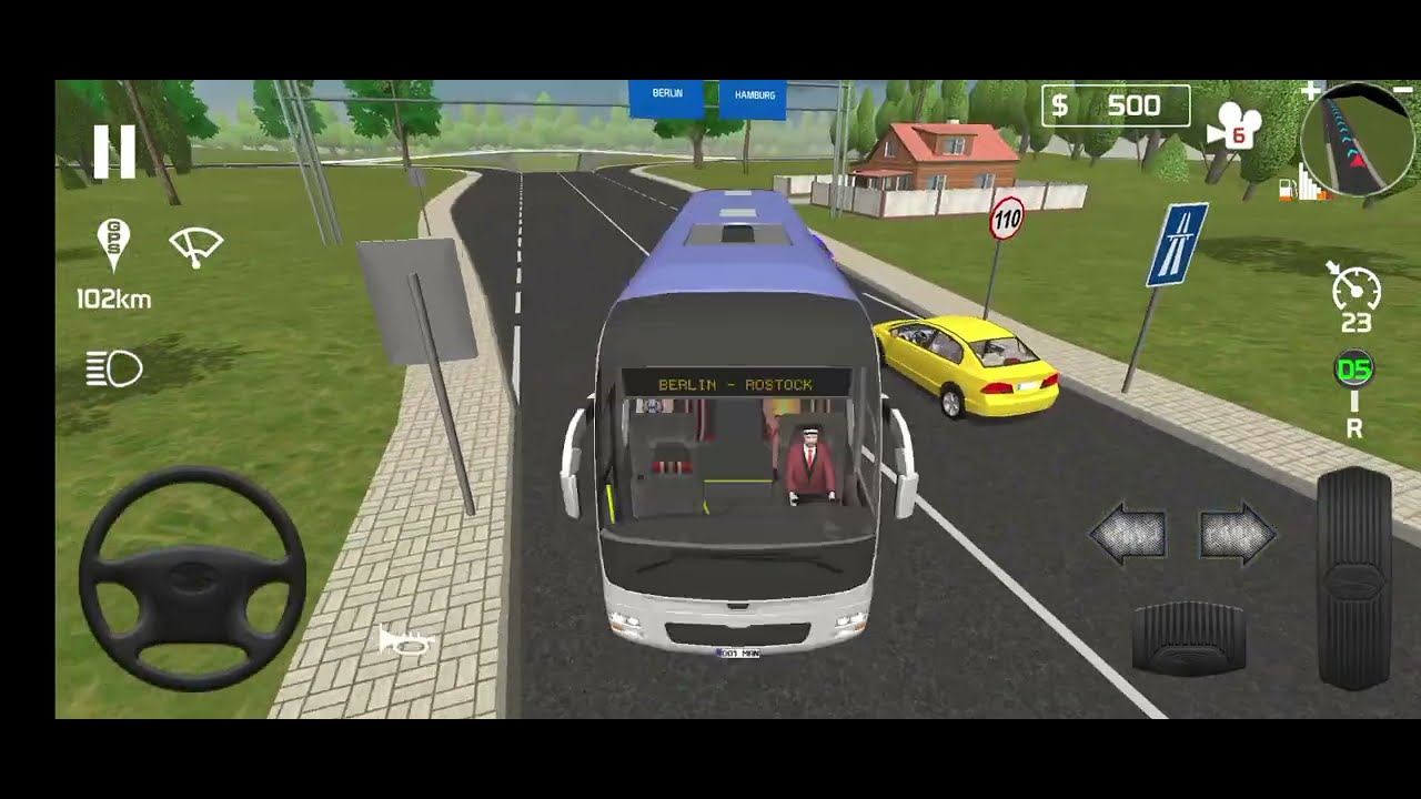 PTS Coach Bus Simulator Game Driving Bus Simulator Game 3D - Android ...