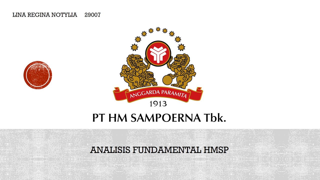 Analisis Fundamental Saham HMSP | PT HM Sampoerna Tbk - YouTube