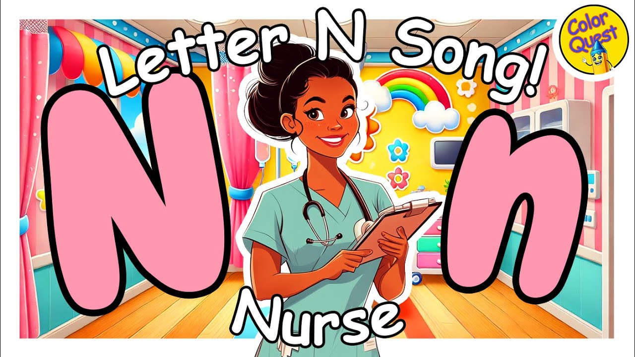 ABC Song for Kids! Learn the Letter N with Nurses! Fun Educational ...