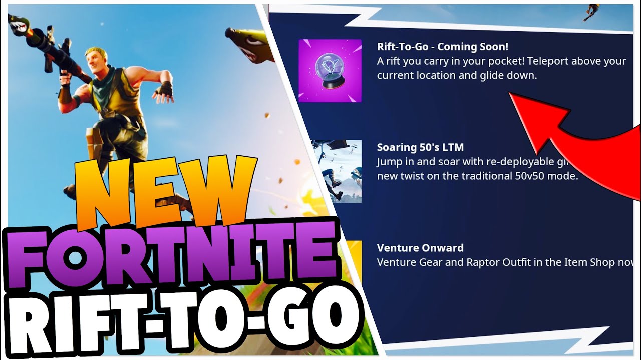 *NEW* Rift-to-go in Fortnite Battle Royale! - YouTube