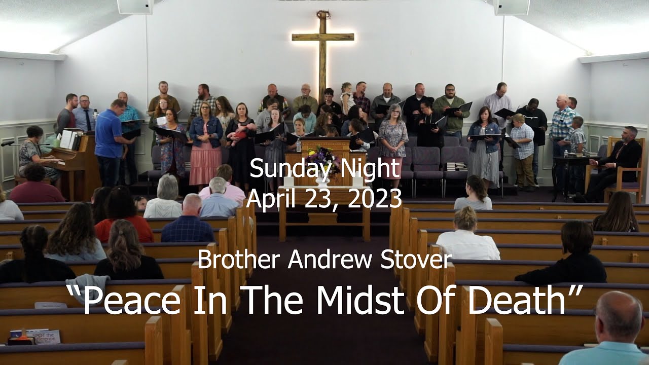 Brother Andrew Stover "Peace In The Midst Of Death" - YouTube