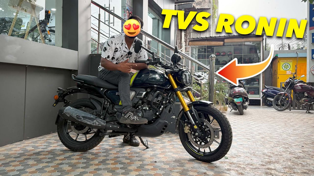 Ronin 225 New Model🔥Unboxing – First Look & Features!#tvs #ronin # ...