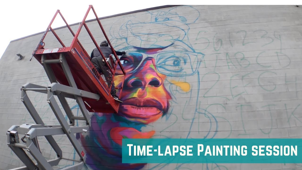 I Painted A Street Art Mural Of A Teacher In Colorado As A Tribute I Painted A Street Art Mural Of A Teacher In Colorado As A Tribute