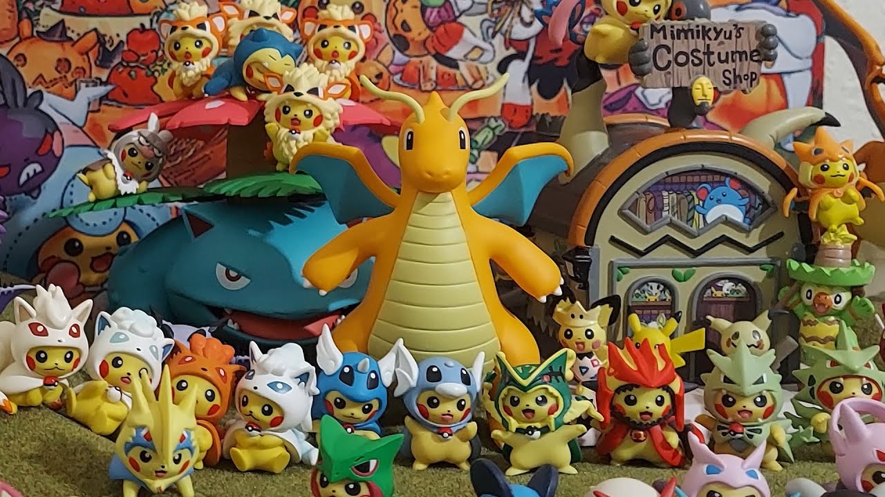 DS Studio Pokemon Pikachu Poncho Toy Figures 3 (Update) - YouTube