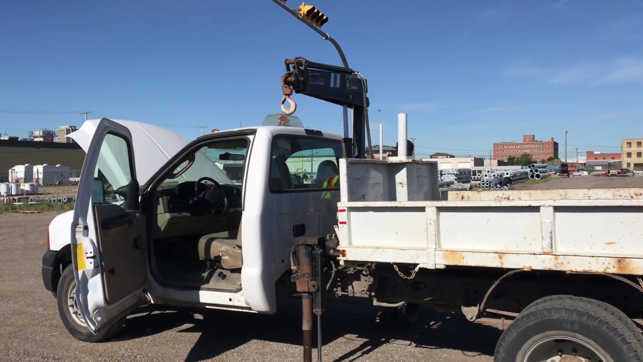 Ford F-350 Dump Truck With Hiab Picker - YouTube