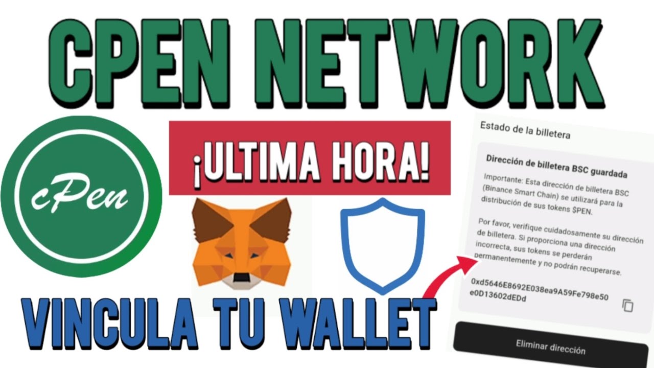 VINCULA TU WALLET BSC en CPEN NETWORK #vincular #wallet #bsc #metamask ...