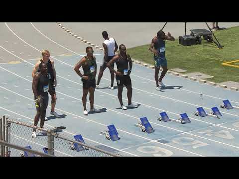 American Track League Los Angeles July 18 - Men's 100m Prelims - YouTube