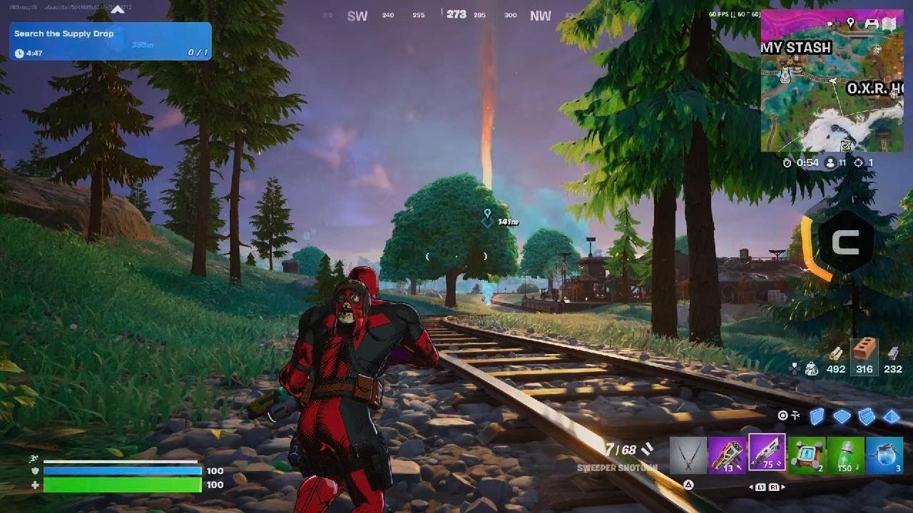 Winning a Fortnite round - YouTube