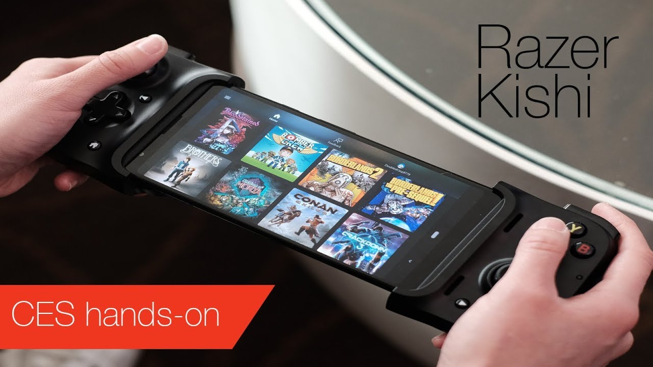 Razer Kishi: Switch-style controller for any phone - even iPhone - YouTube