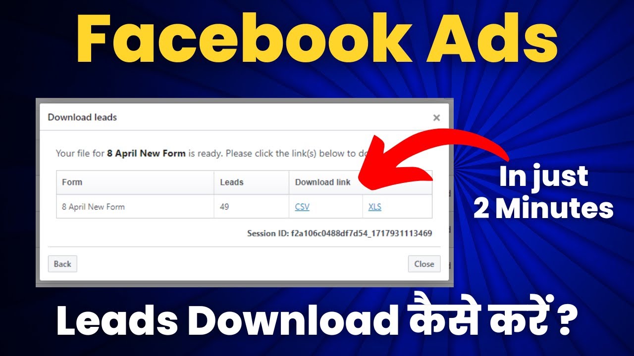How to Download Leads From Facebook Ads - YouTube
