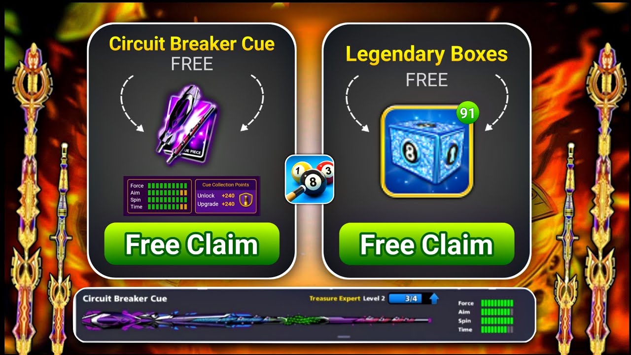 FREE🔥 91 Legendary Boxes with Circuit Breaker Cue for All || Free ...