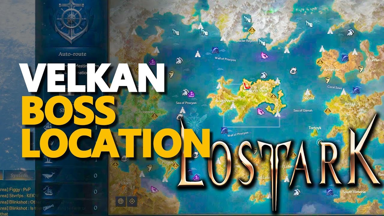 Velkan Lost Ark Location - YouTube