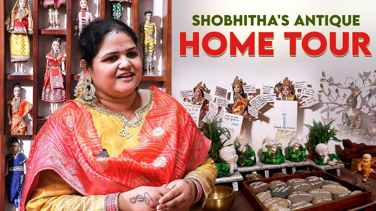 Total India-வ வீட்டுக்குள்ள வச்சுருக்காங்க | Shobhitha's Home Tour ...