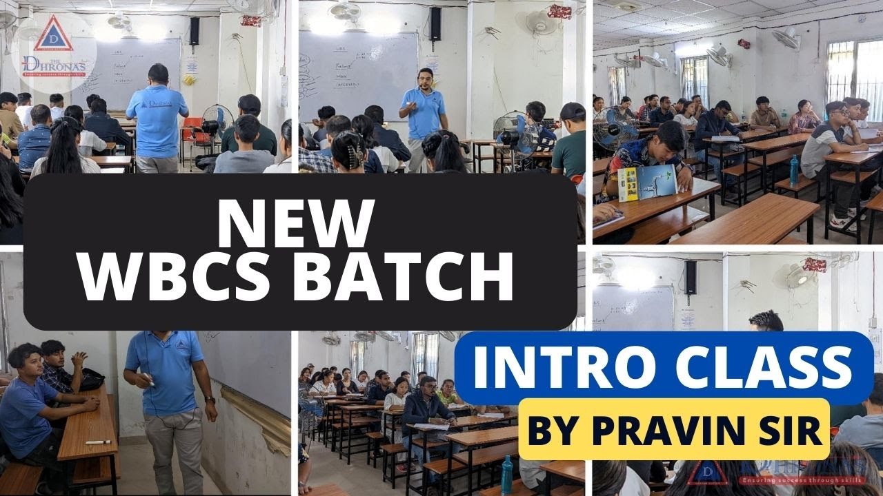 New WBCS Batch introduction class ।। Batch-39 ।। By Pravin Sir ।। The ...