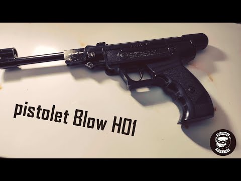 Pistolet air comprimé Blow H01 4.5mm (4 joules) - Distance de tir