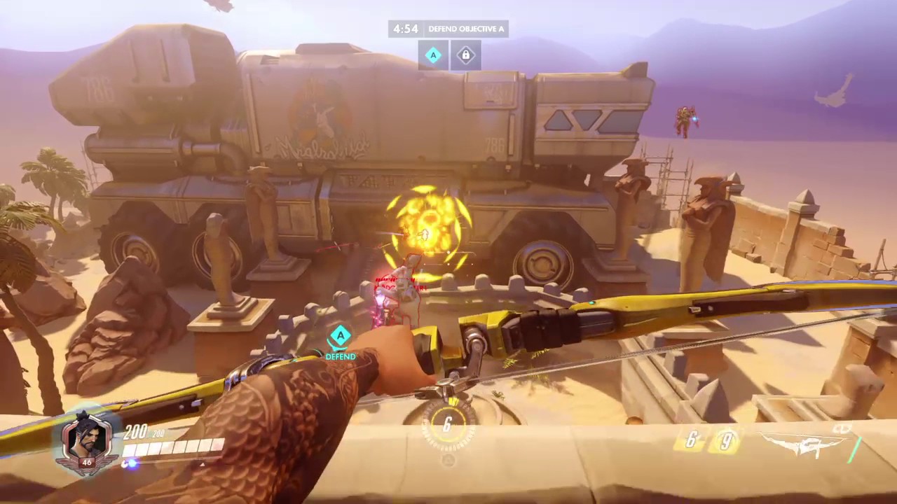 Overwatch: The bow and arrow guy edition - YouTube