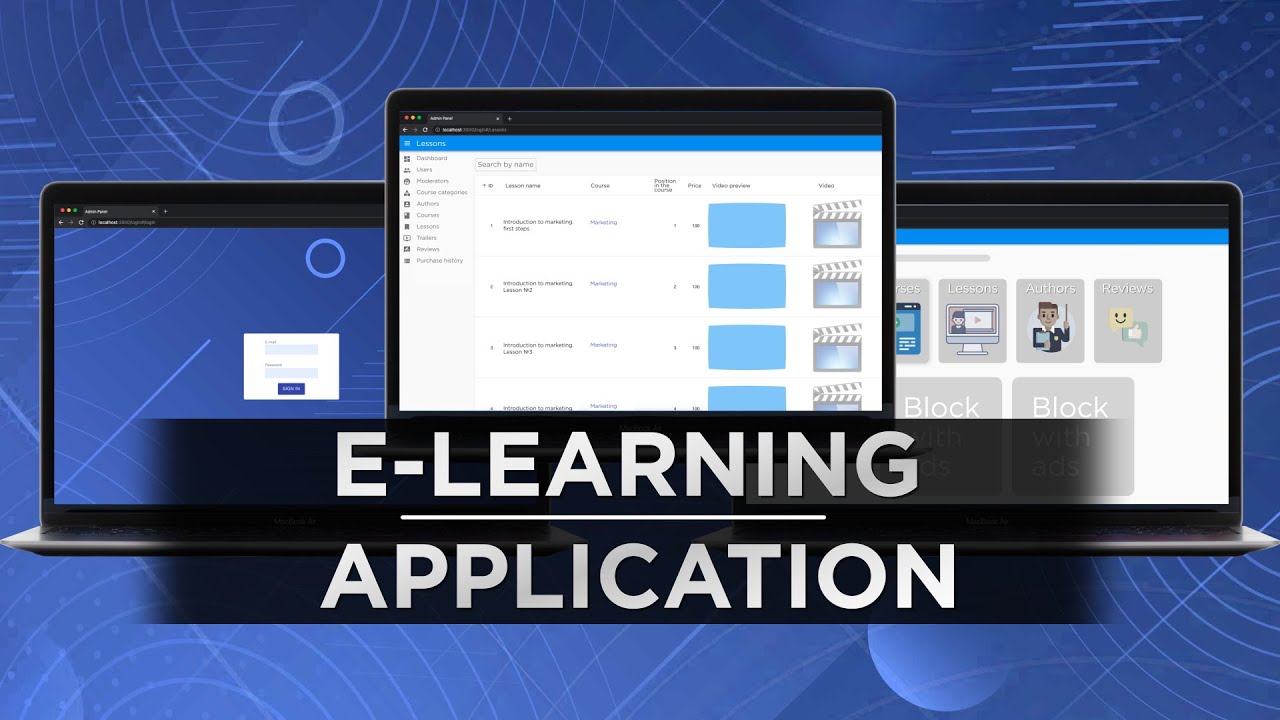 E-Learning Application - YouTube