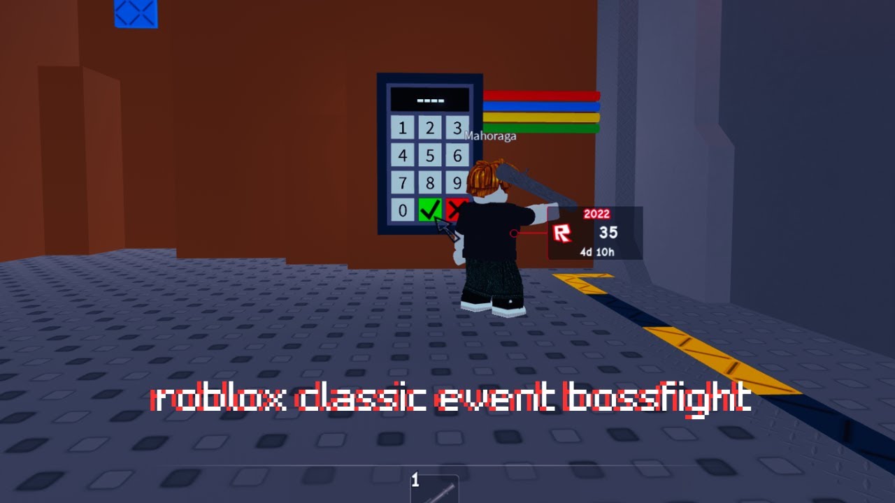 roblox classic event boss fight and ending - YouTube