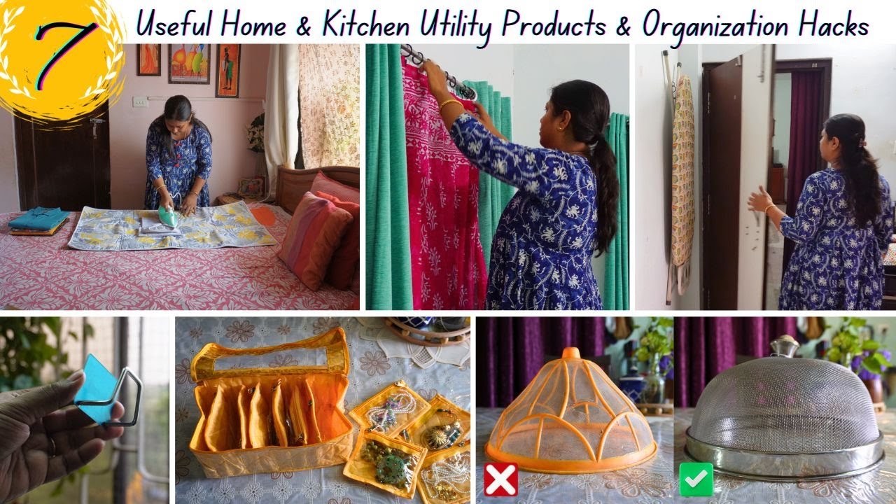 Useful Home & Kitchen Utility Products-Home Organization Hacks-Zero/No ...