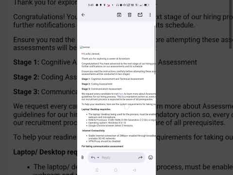 Accenture Assessment Test July 2024 - YouTube