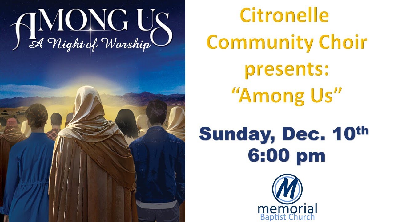 Among Us A Night of Worship Citronelle Community Choir 2023 - YouTube