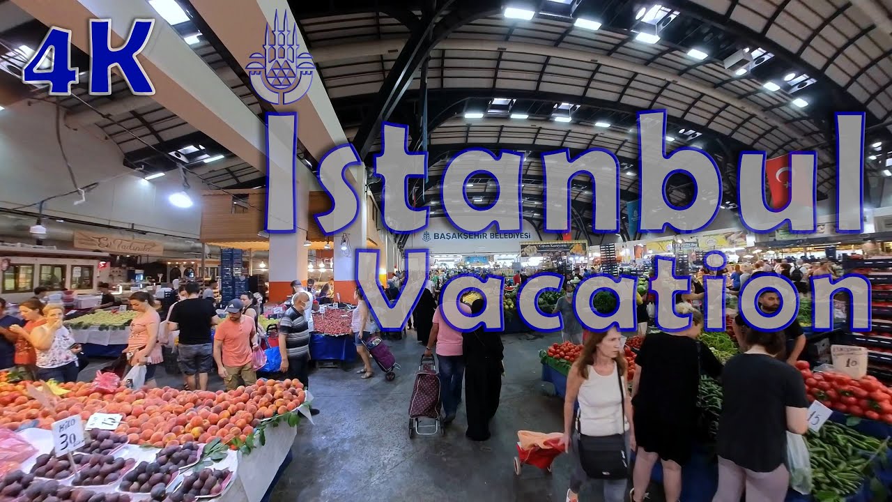 4K Istanbul Pazartürk Bazar Vegetables - YouTube
