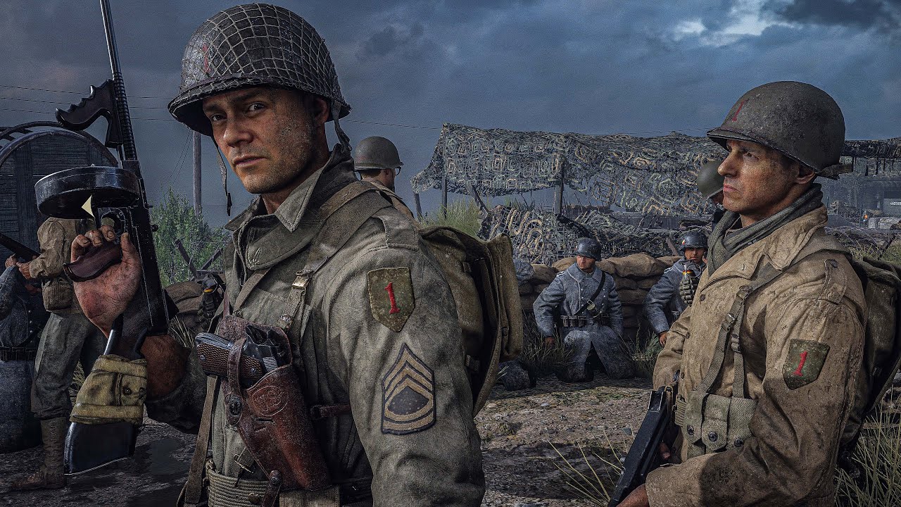 Argentan Armored Train Sabotage - Call of Duty WW2 - 4K - YouTube