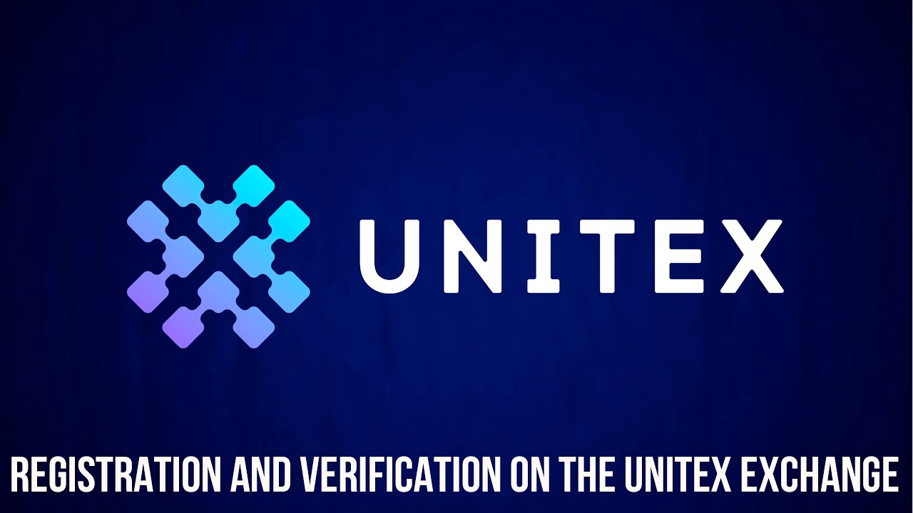 🇬🇧 Registration and verification on the UNITEX exchange - YouTube