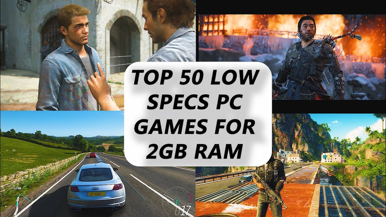 Top 50 Low Specs PC Games for (2GB RAM / 4GB RAM /512MB VRAM / DUAL ...