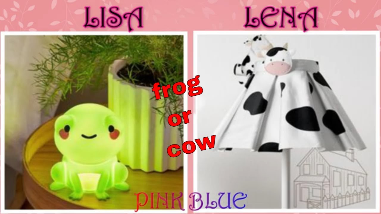 LISA OR LENA 💖 Frog vs Cow = Outfits Choices] @ousadialisaelena #अपनी # ...