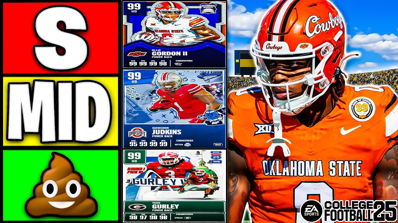 Ranking THE BEST RUNNING BACKS In College Football! - YouTube
