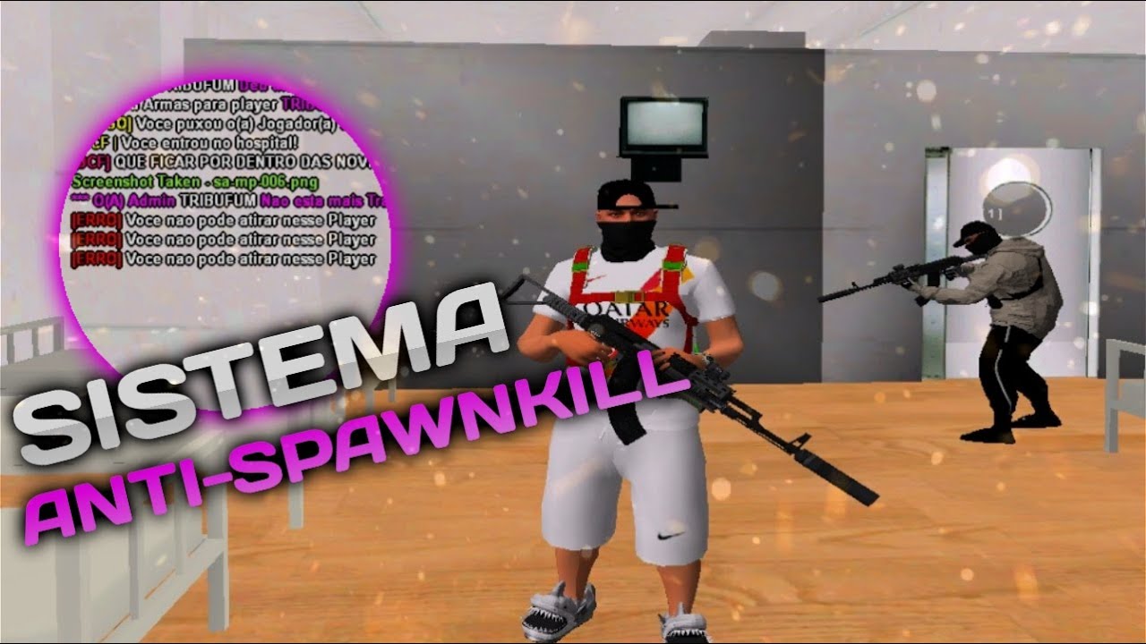 [FS SAMP] NOVO SISTEMA DE Anti-SpawnKill - YouTube